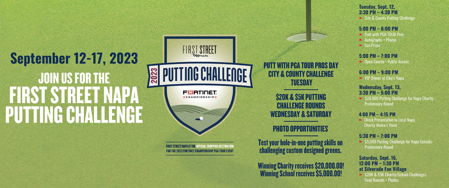 Fortinet 2023 Putting Challenge at First Street Napa - First Street Napa