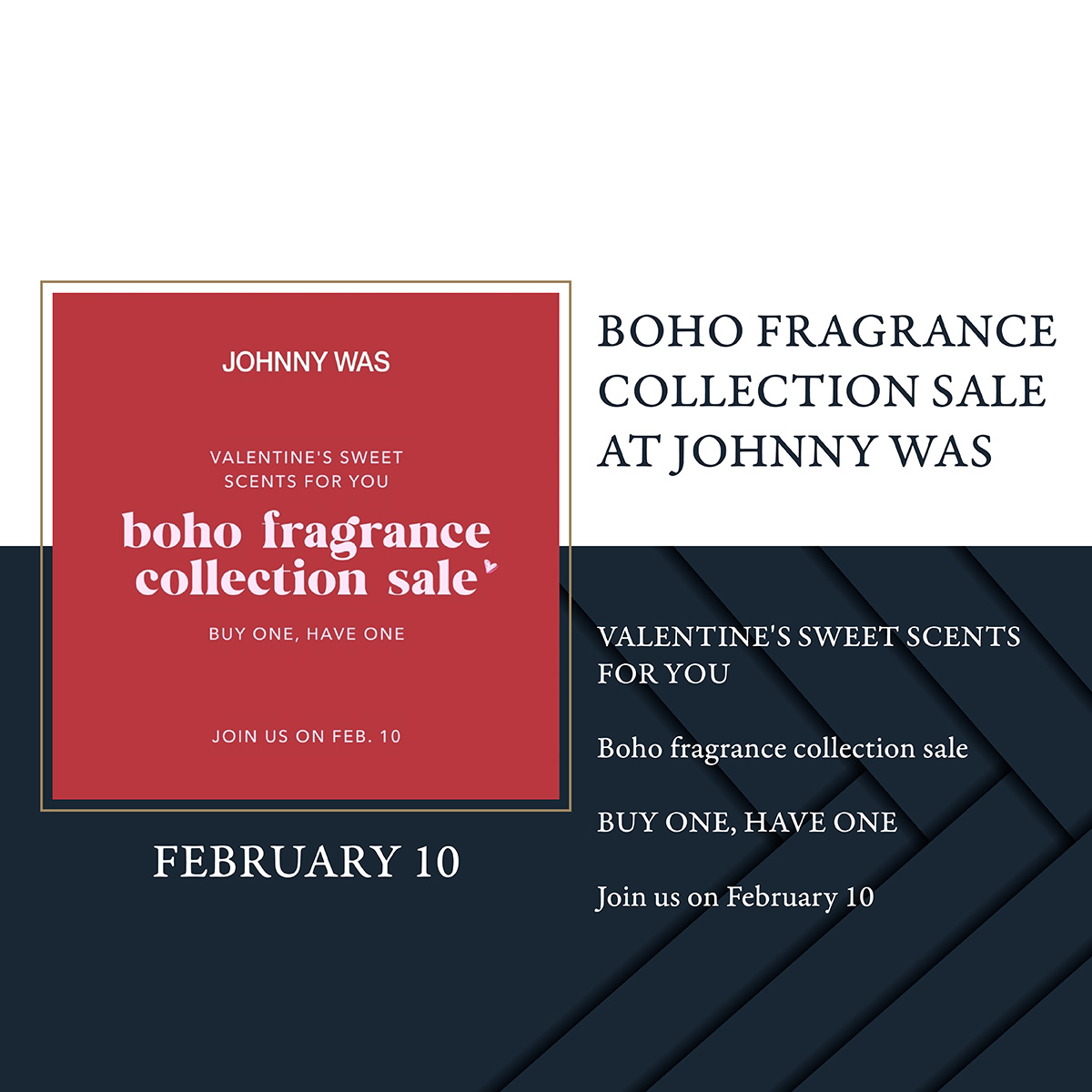 Boho Fragrance Collection Sale at Johnny Was - First Street Napa
