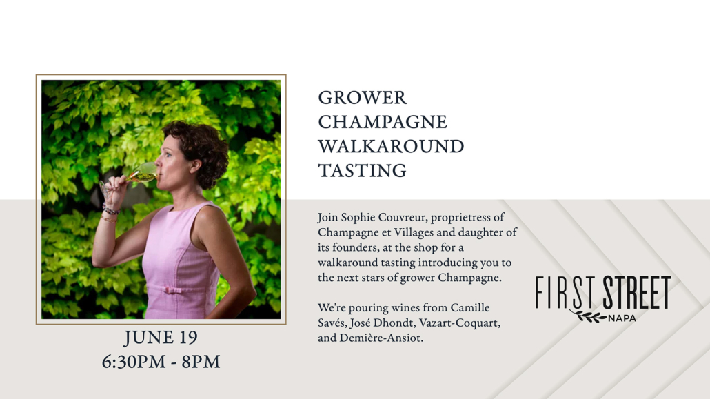 Grower Champagne Walkaround Tasting at Compline Wine Shop - First ...